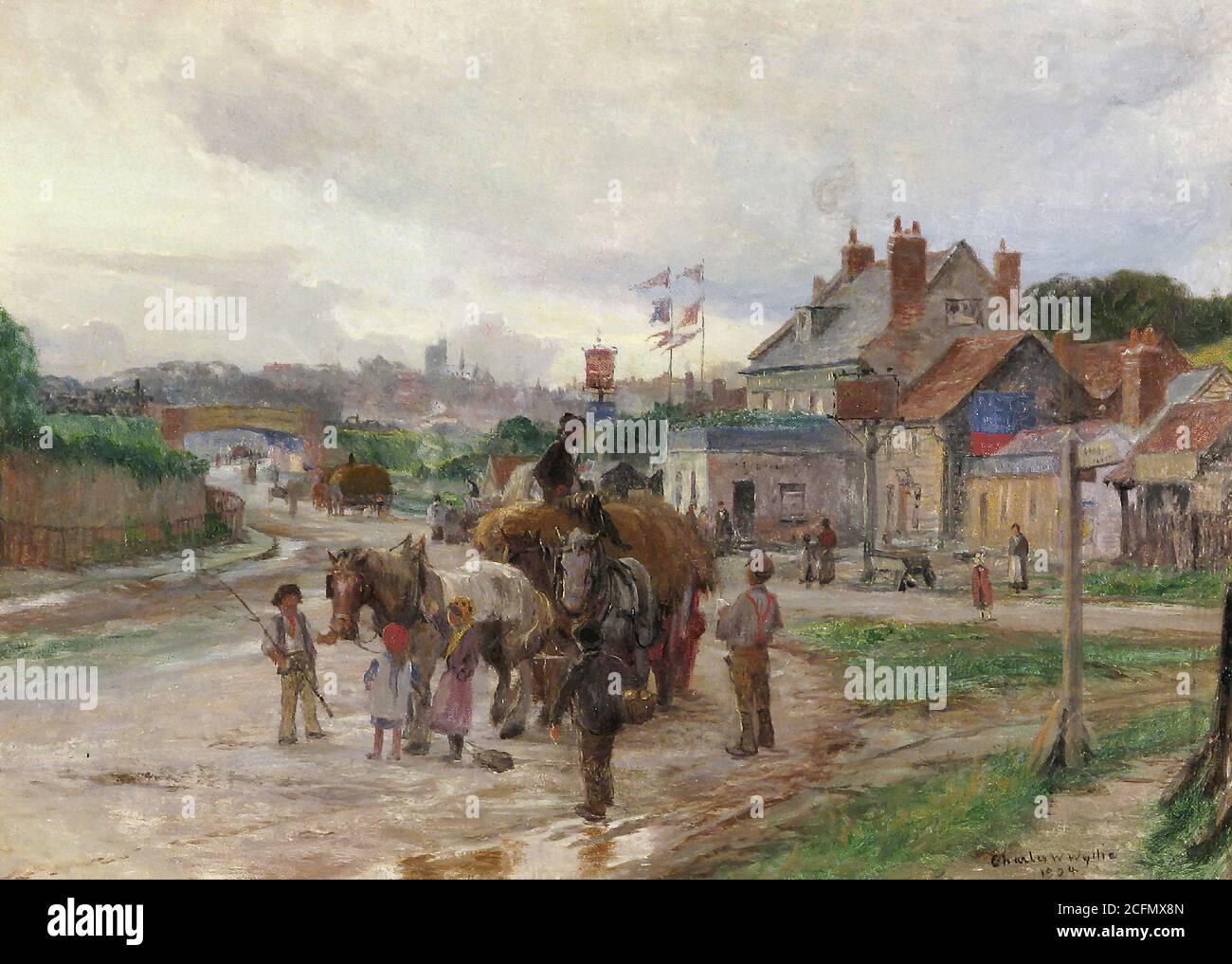 Charles william wyllie hi-res stock photography and images - Alamy