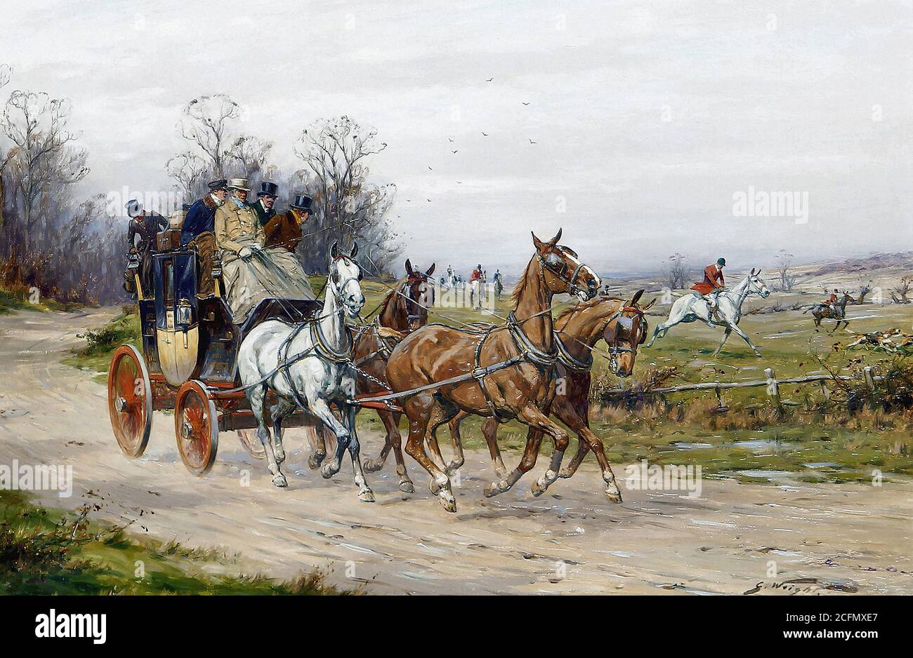 Stagecoach 19th century hi-res stock photography and images - Alamy