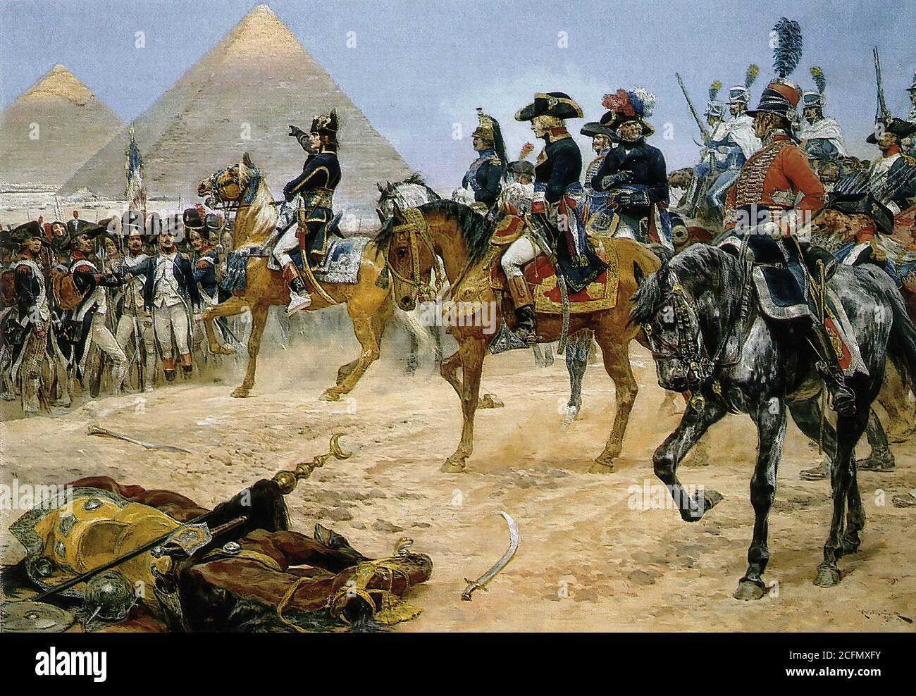 Woodville Richard Caton - Bonaparte in Egypt 21st July 1798 - British ...