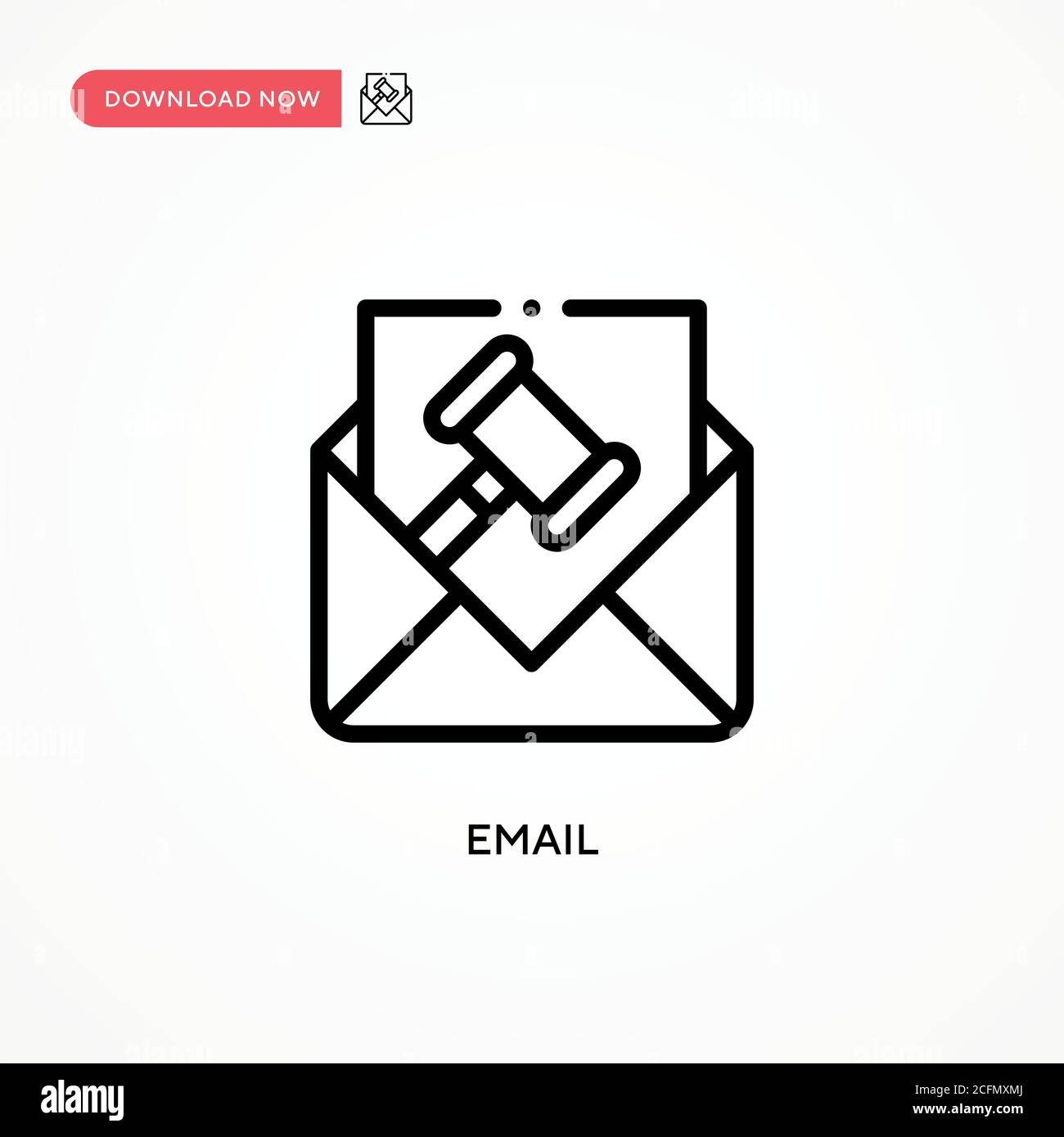 Email vector icon. Modern, simple flat vector illustration for web site ...