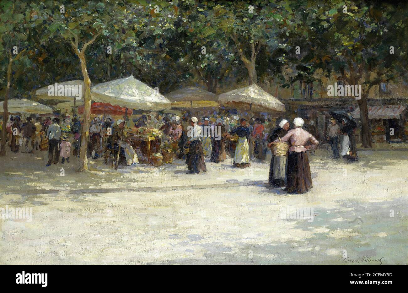 Williams Terrick John - the Market Under the Trees Nice - British ...
