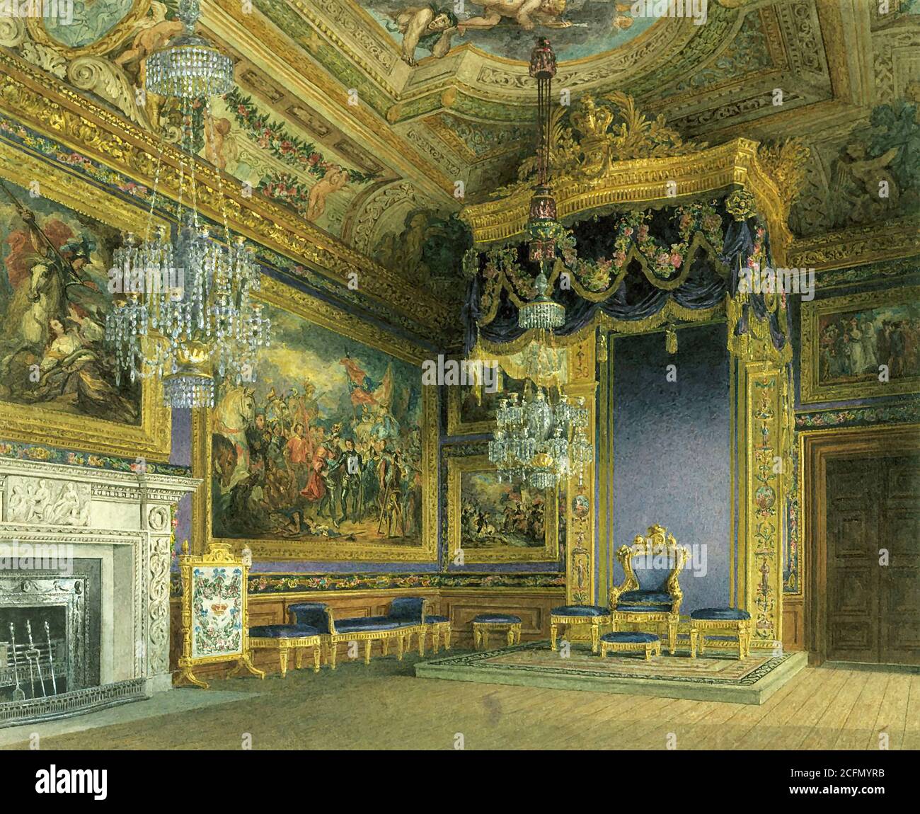 Wild Charles - Windsor Castle - the King's Audience Chamber - British ...