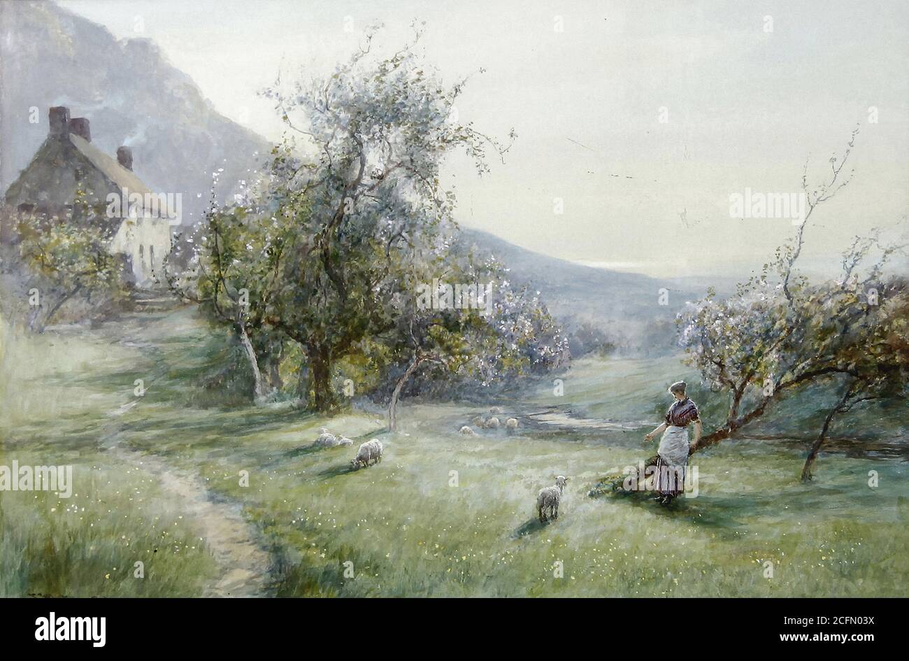 Spring time 19th century hi-res stock photography and images - Alamy