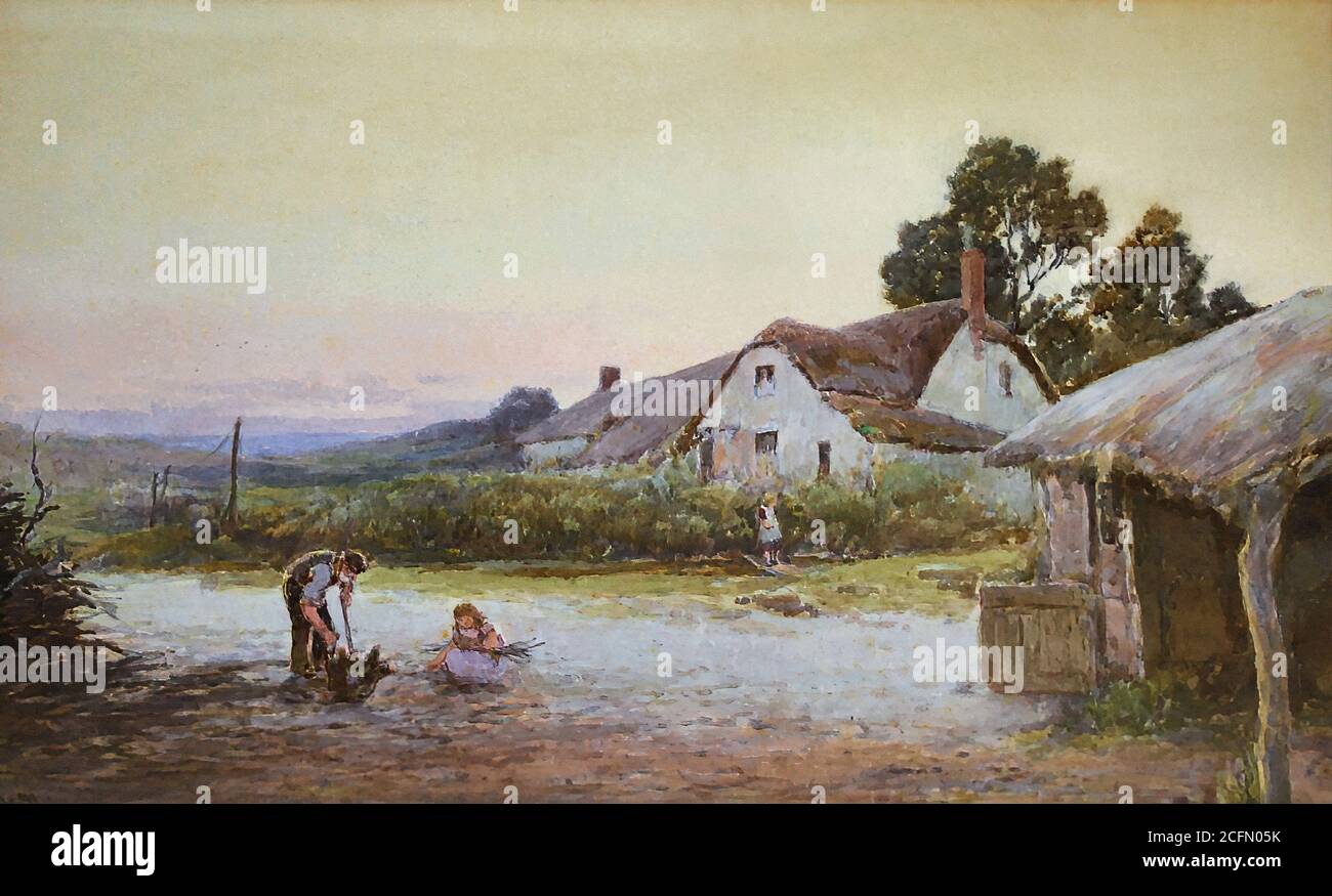 White John - Chips Branscombe - British School - 19th Century Stock ...