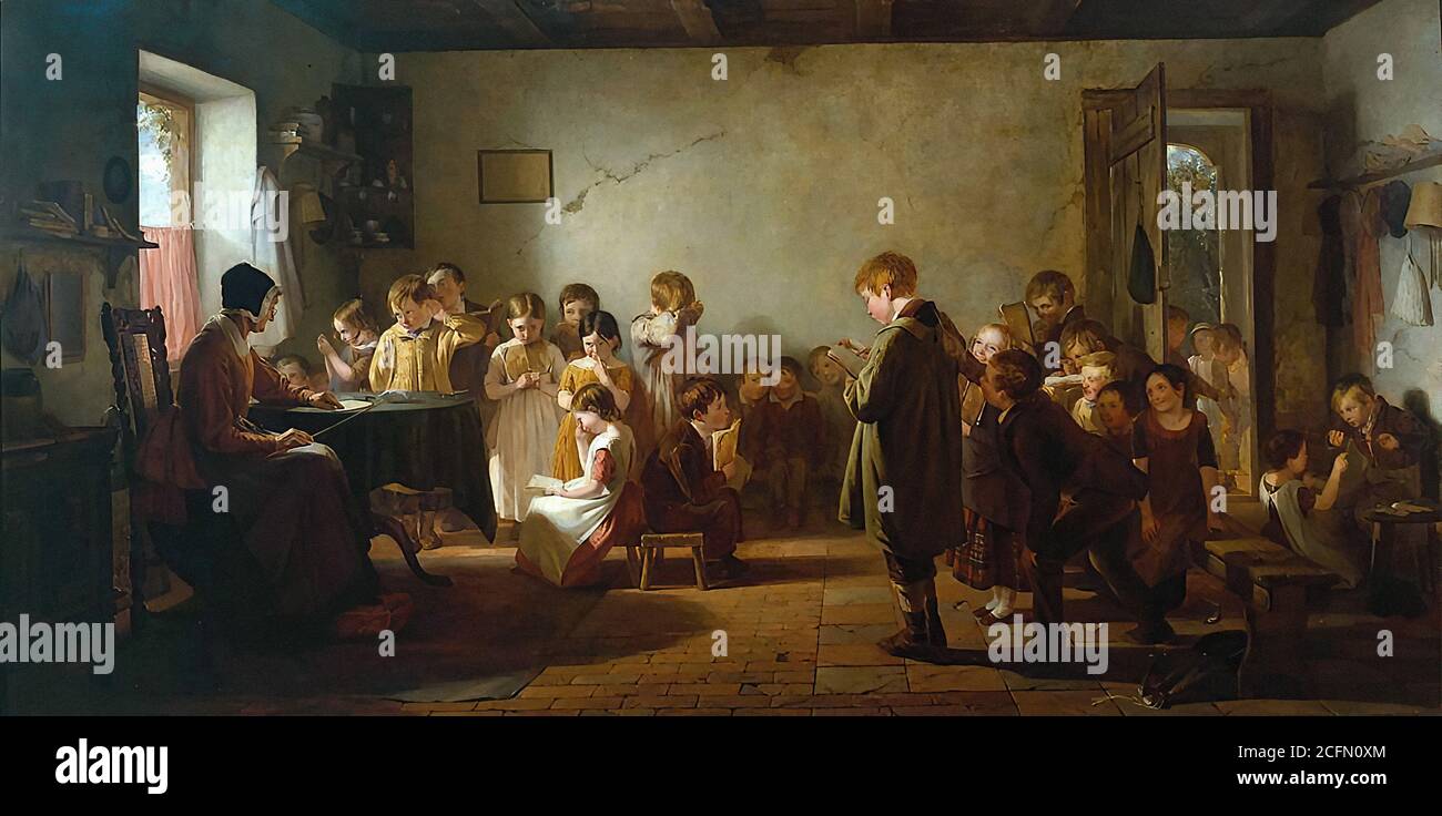 Thomas webster painting hi-res stock photography and images - Alamy