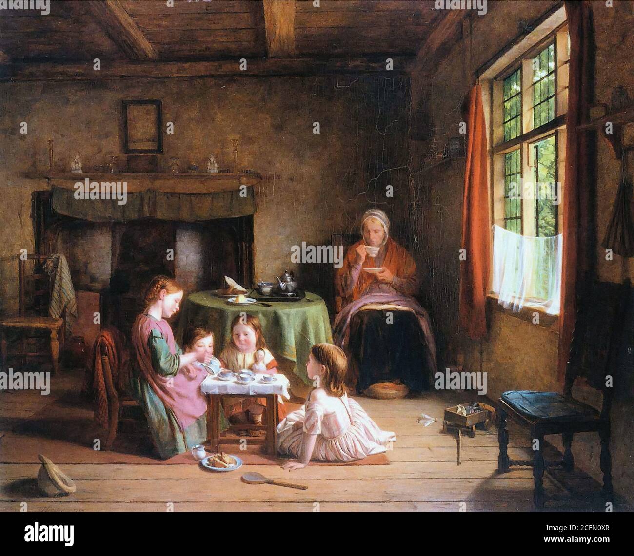 Victorian tea party hi-res stock photography and images - Alamy