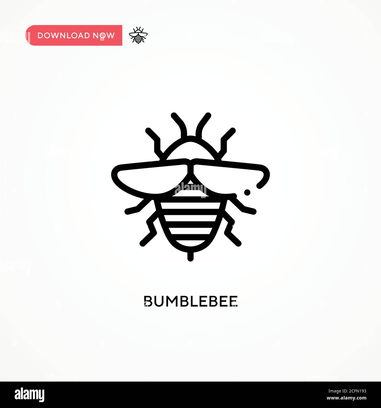 Bumble bee bumblebee lavender Stock Vector Images - Alamy