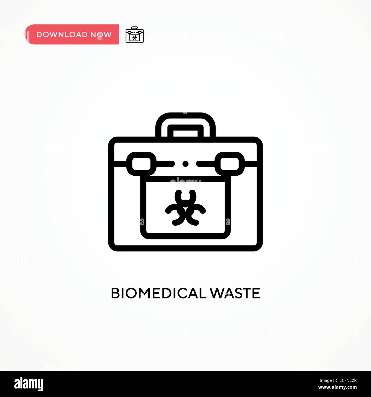 Hospital waste bin Stock Vector Images - Alamy