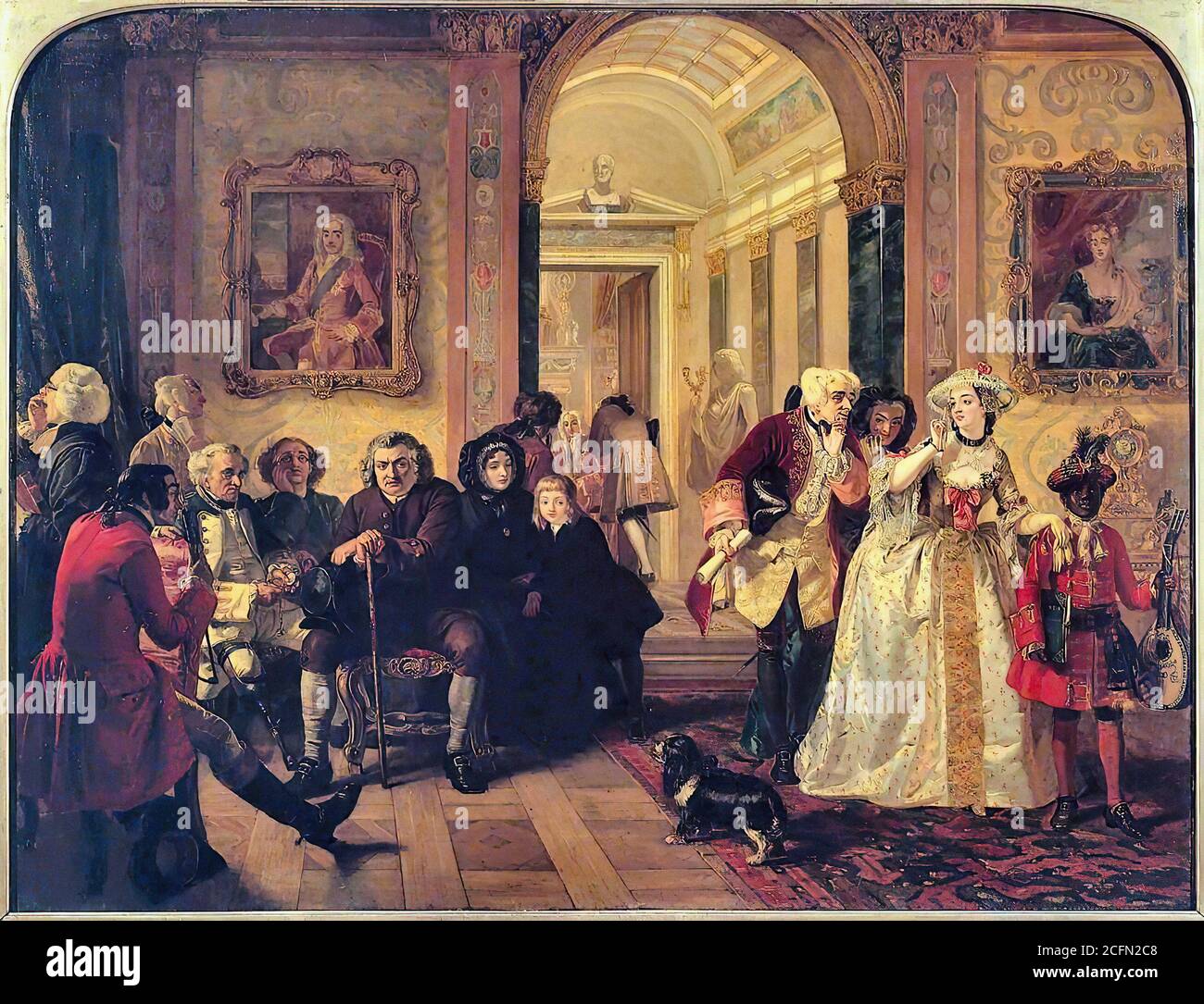 Lord chesterfield painting hi-res stock photography and images - Alamy