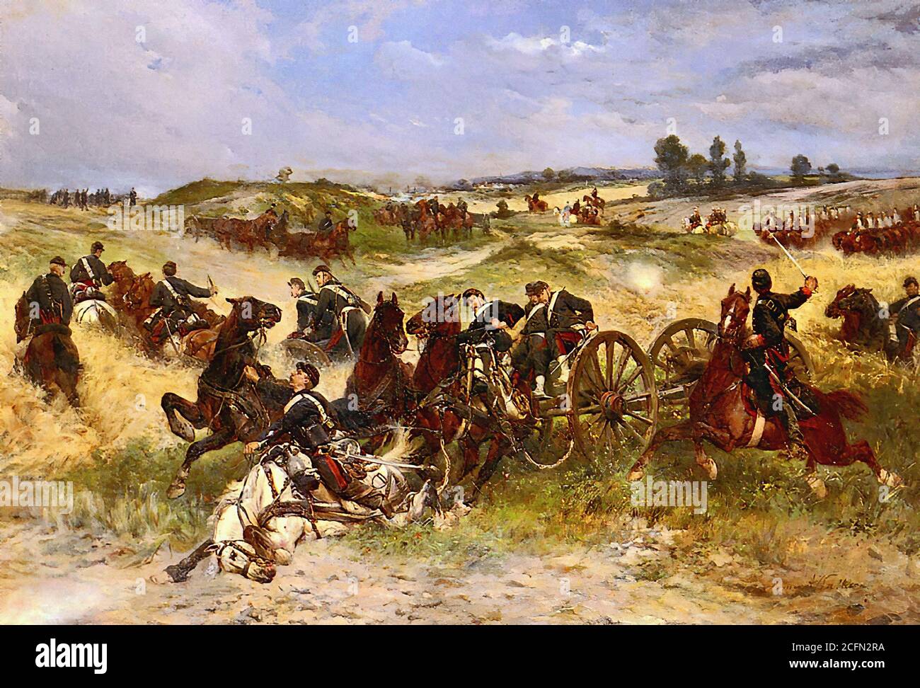 Walker James Alexander - the Fray of Battle - British School - 19th ...