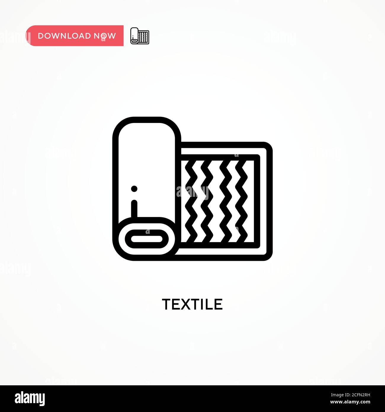 Textile vector icon. Modern, simple flat vector illustration for web ...