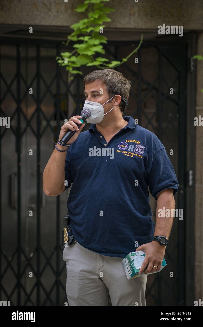 Father Mychal Judge 9/11 Walk of Remembrance Stock Photo - Alamy