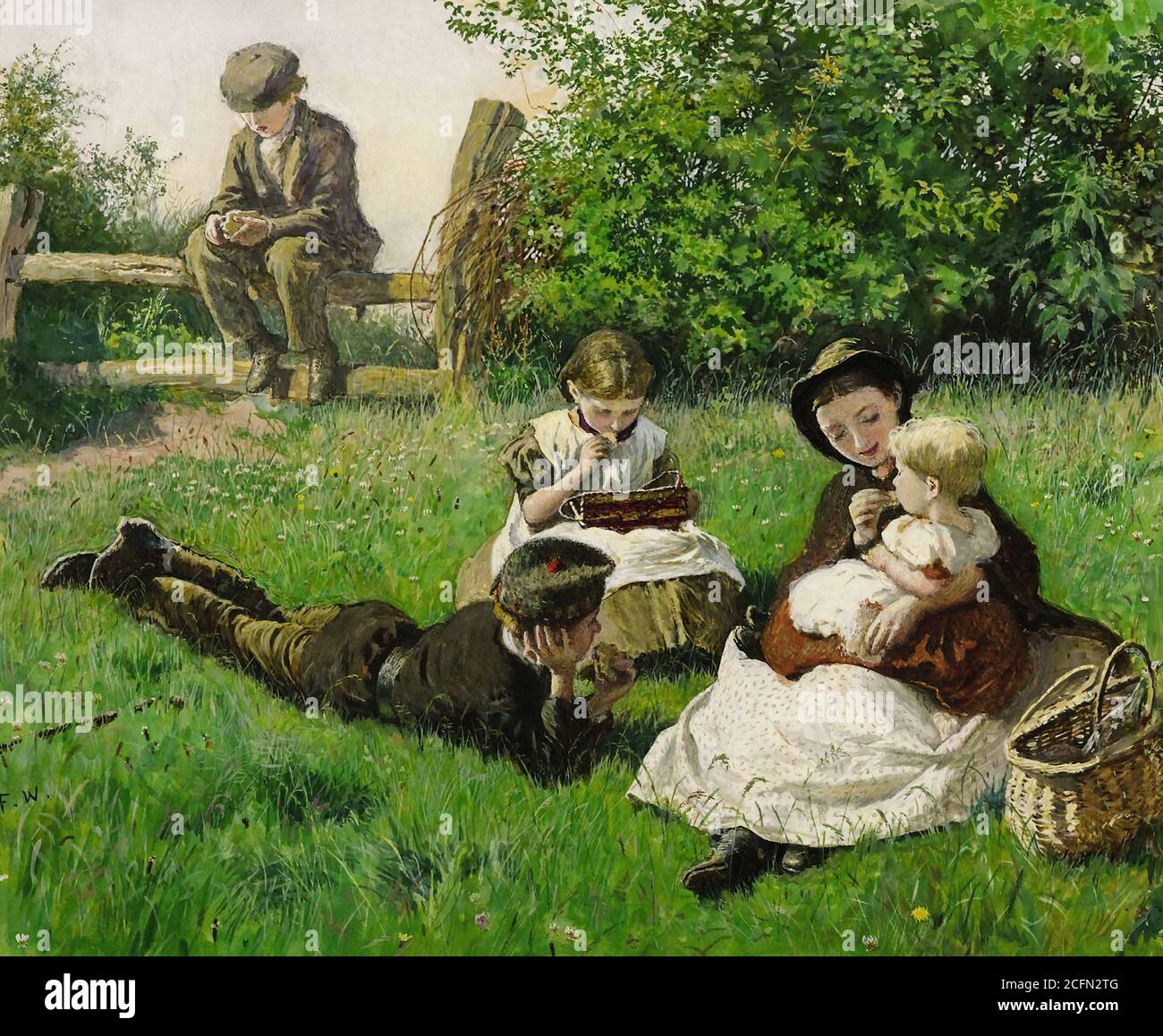Frederick walker painting hi-res stock photography and images - Alamy