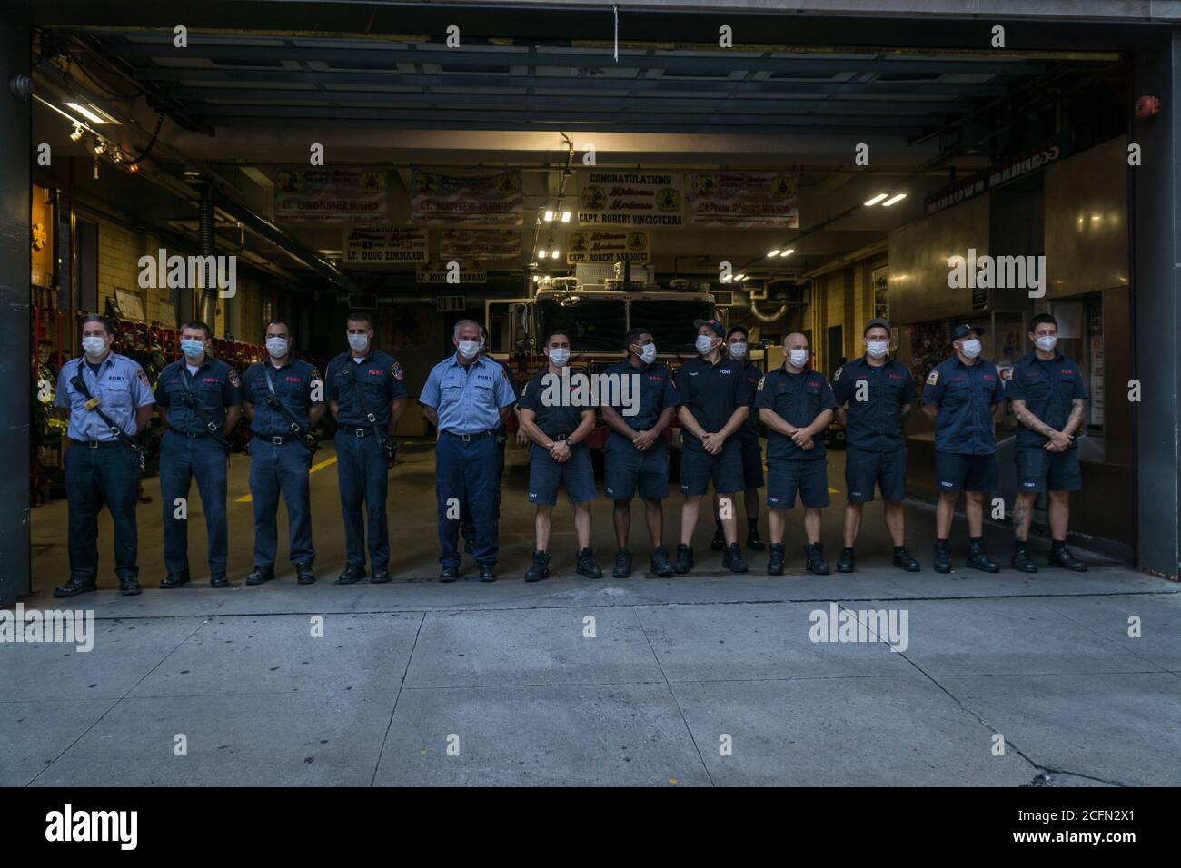 Father Mychal Judge 9/11 Walk of Remembrance Stock Photo - Alamy
