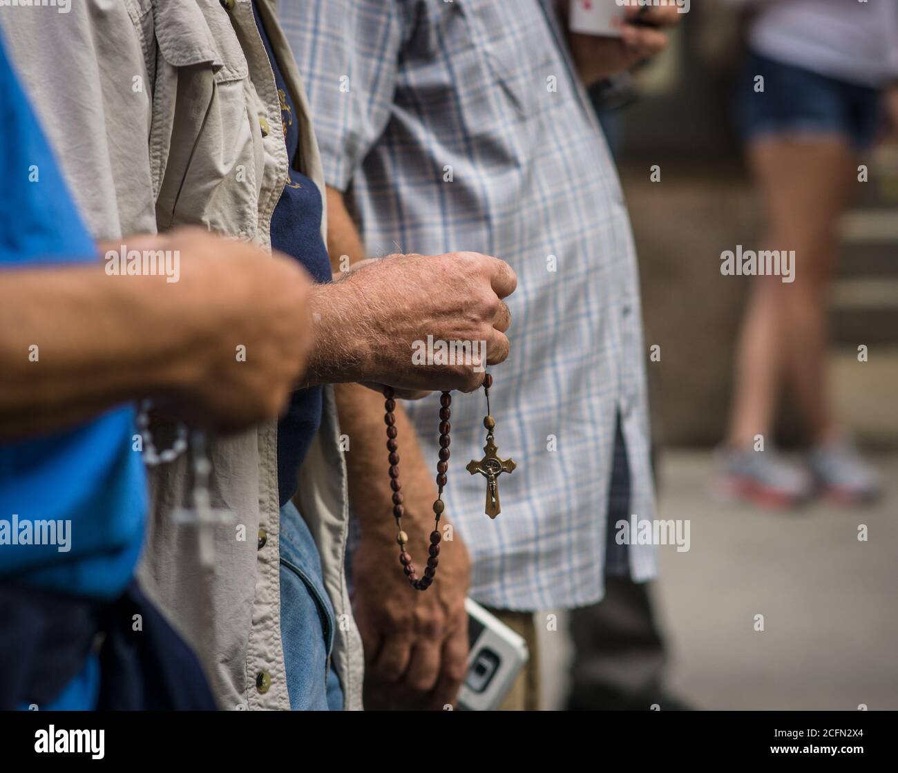 Father Mychal Judge 9/11 Walk of Remembrance Stock Photo - Alamy