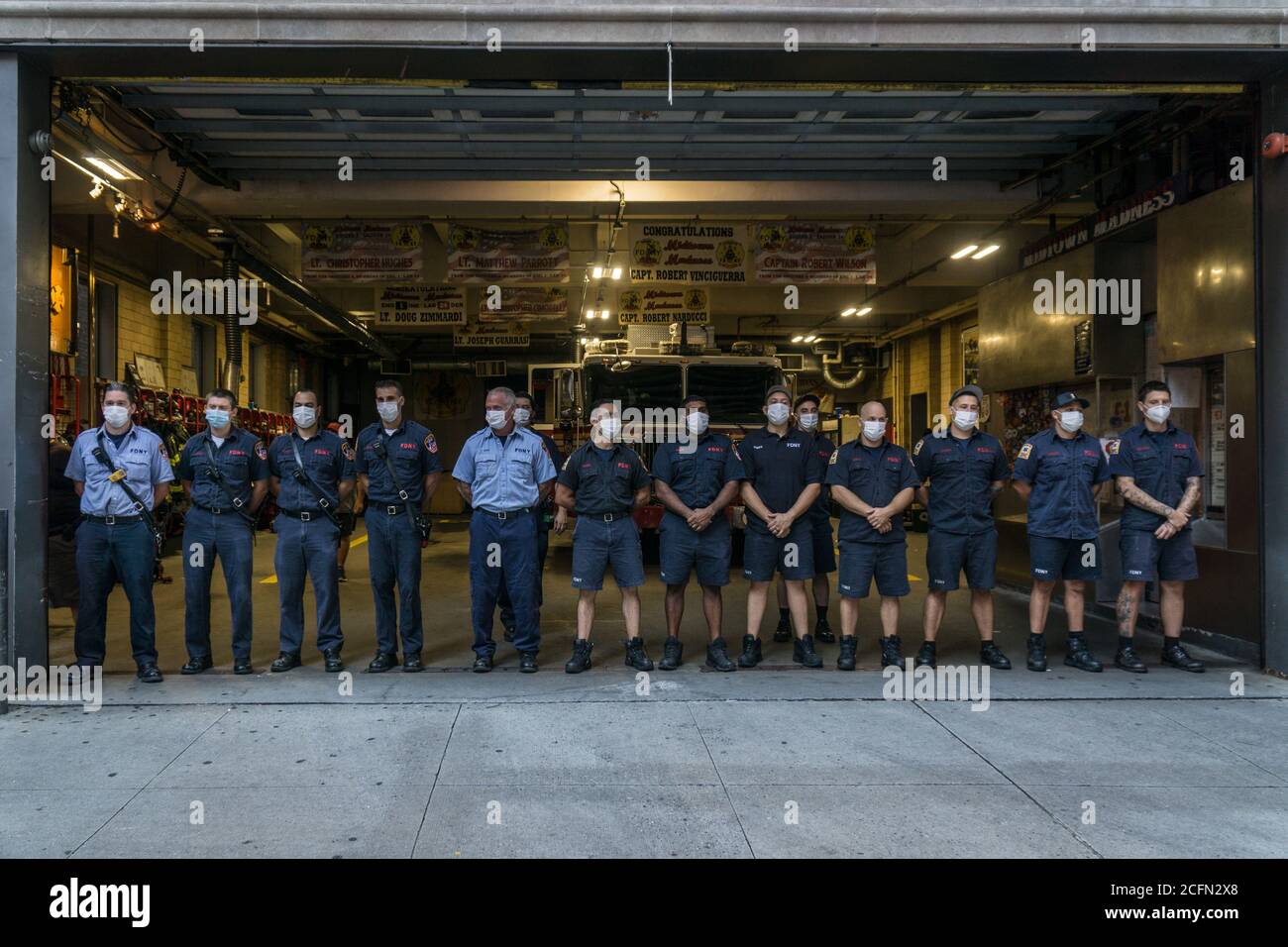 Father Mychal Judge 9/11 Walk of Remembrance Stock Photo - Alamy