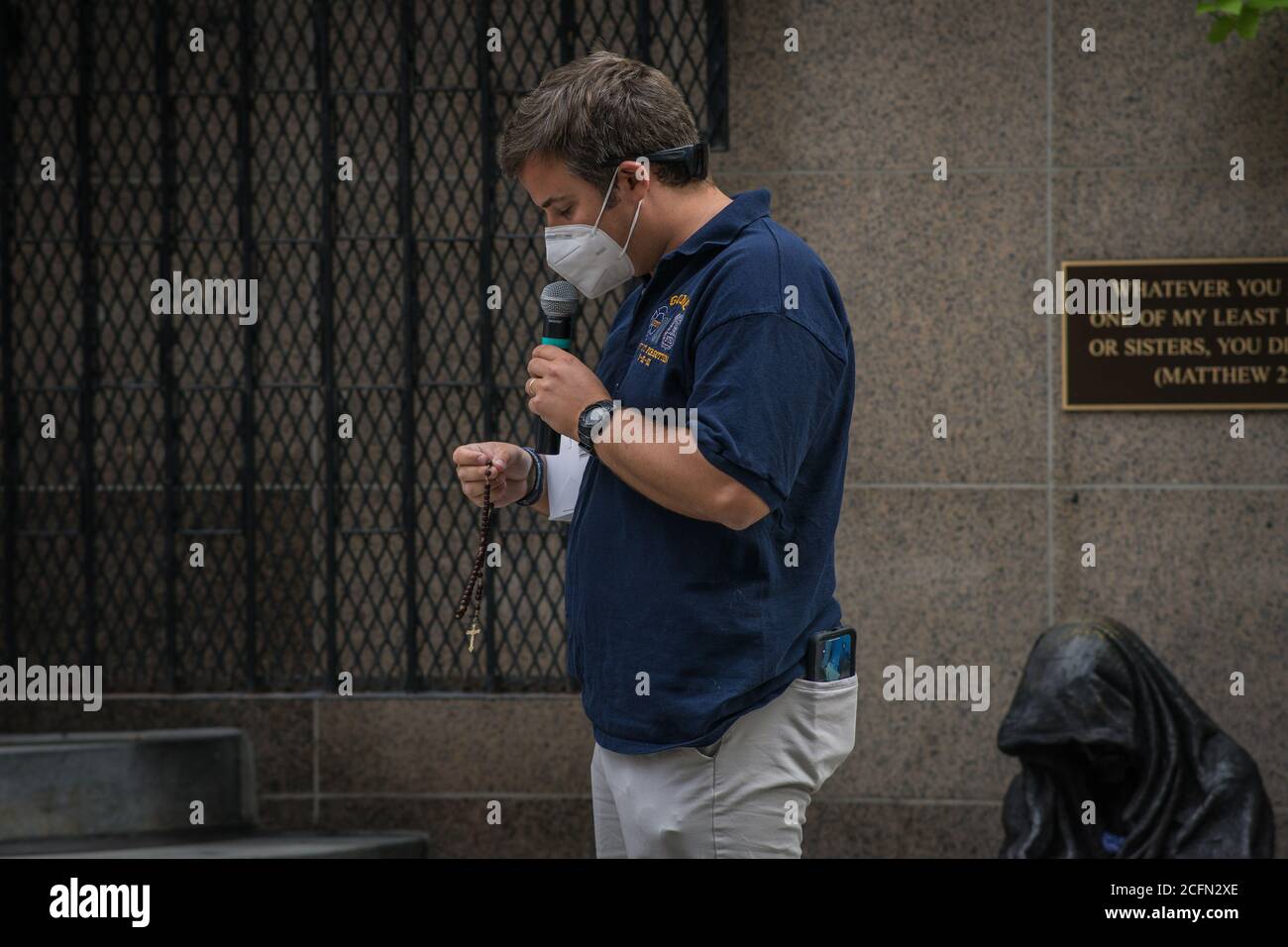 Father Mychal Judge 9/11 Walk of Remembrance Stock Photo - Alamy