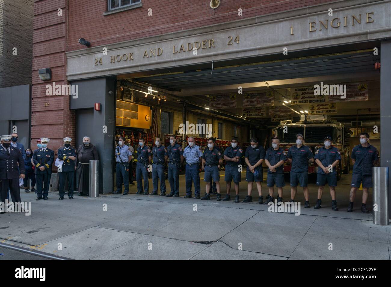 Father Mychal Judge 9/11 Walk of Remembrance Stock Photo - Alamy