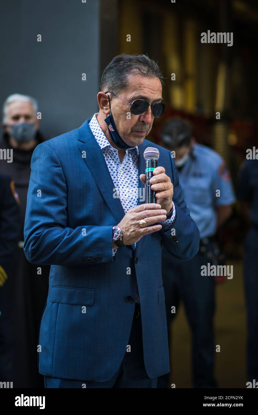 Father Mychal Judge 9/11 Walk of Remembrance Stock Photo - Alamy