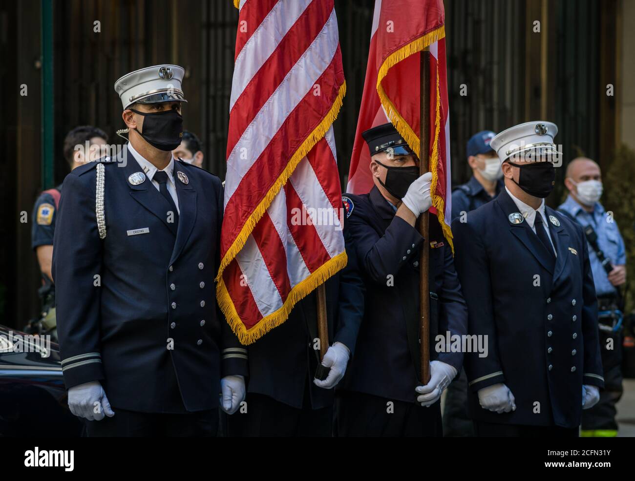 Father Mychal Judge 9/11 Walk of Remembrance Stock Photo - Alamy