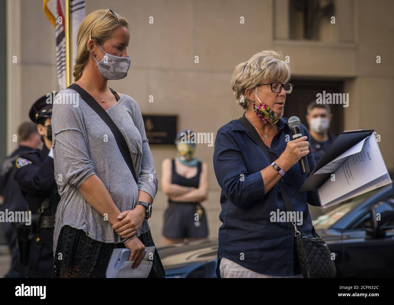 Father Mychal Judge 9/11 Walk of Remembrance Stock Photo - Alamy