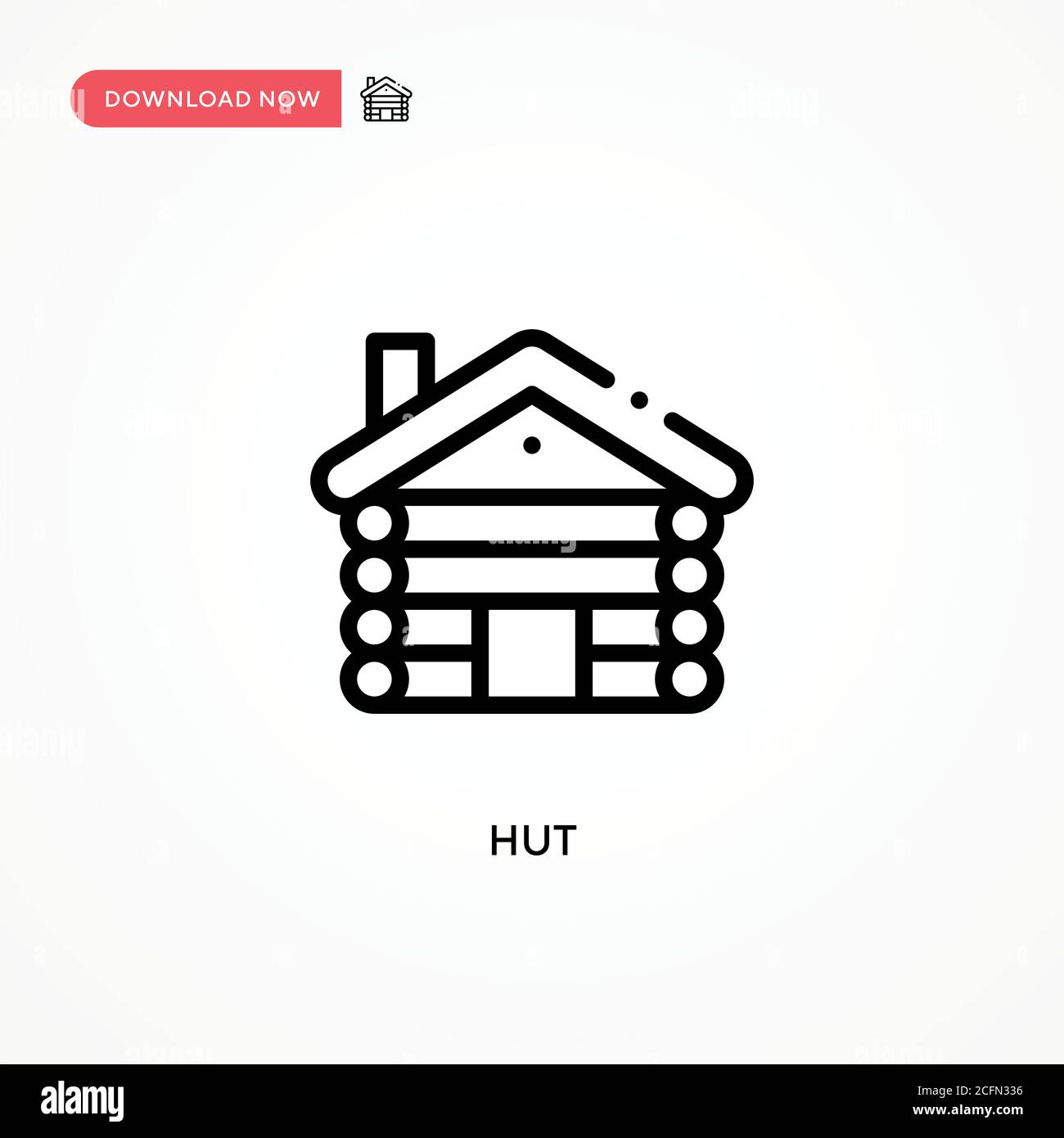 Hut vector icon. Modern, simple flat vector illustration for web site ...