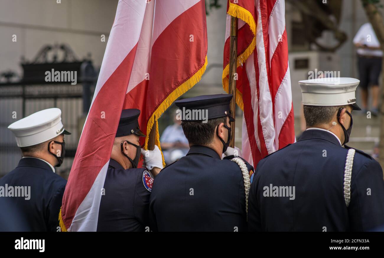 Father Mychal Judge 9/11 Walk of Remembrance Stock Photo - Alamy