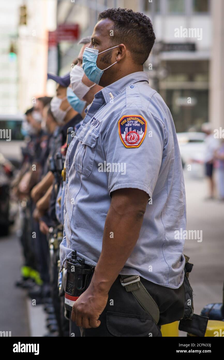 Father Mychal Judge 9/11 Walk of Remembrance Stock Photo - Alamy