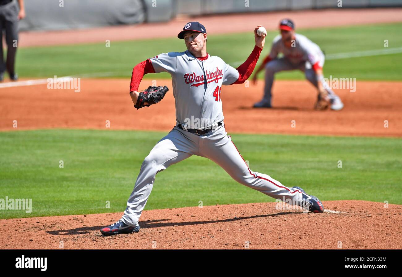 Atlanta, GA, USA. 06th Sep, 2020. Nationals pitcher Patrick Corbin ...