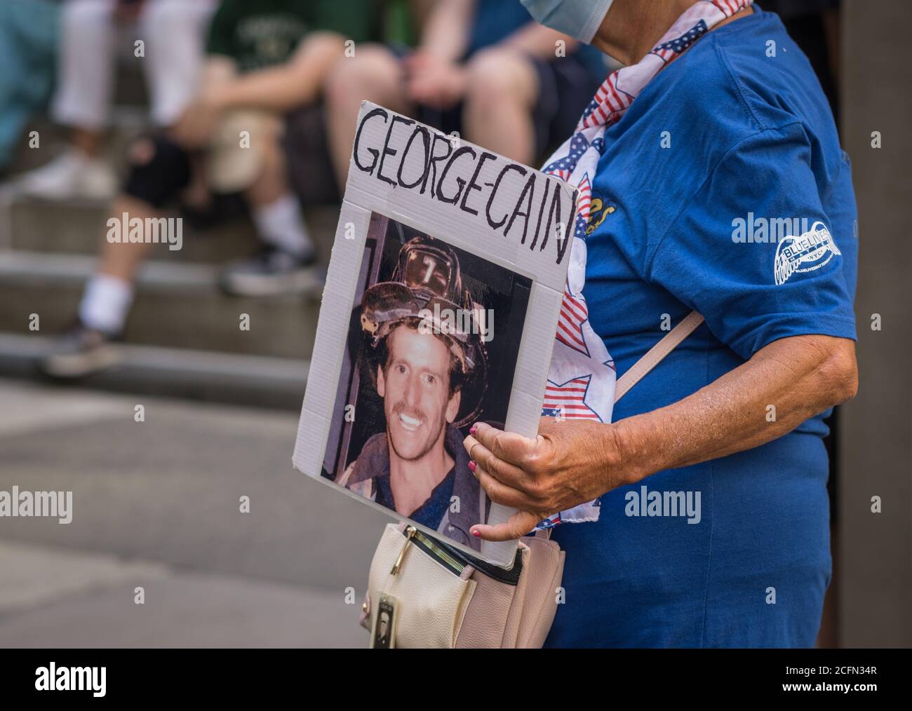 Father Mychal Judge 9/11 Walk of Remembrance Stock Photo - Alamy