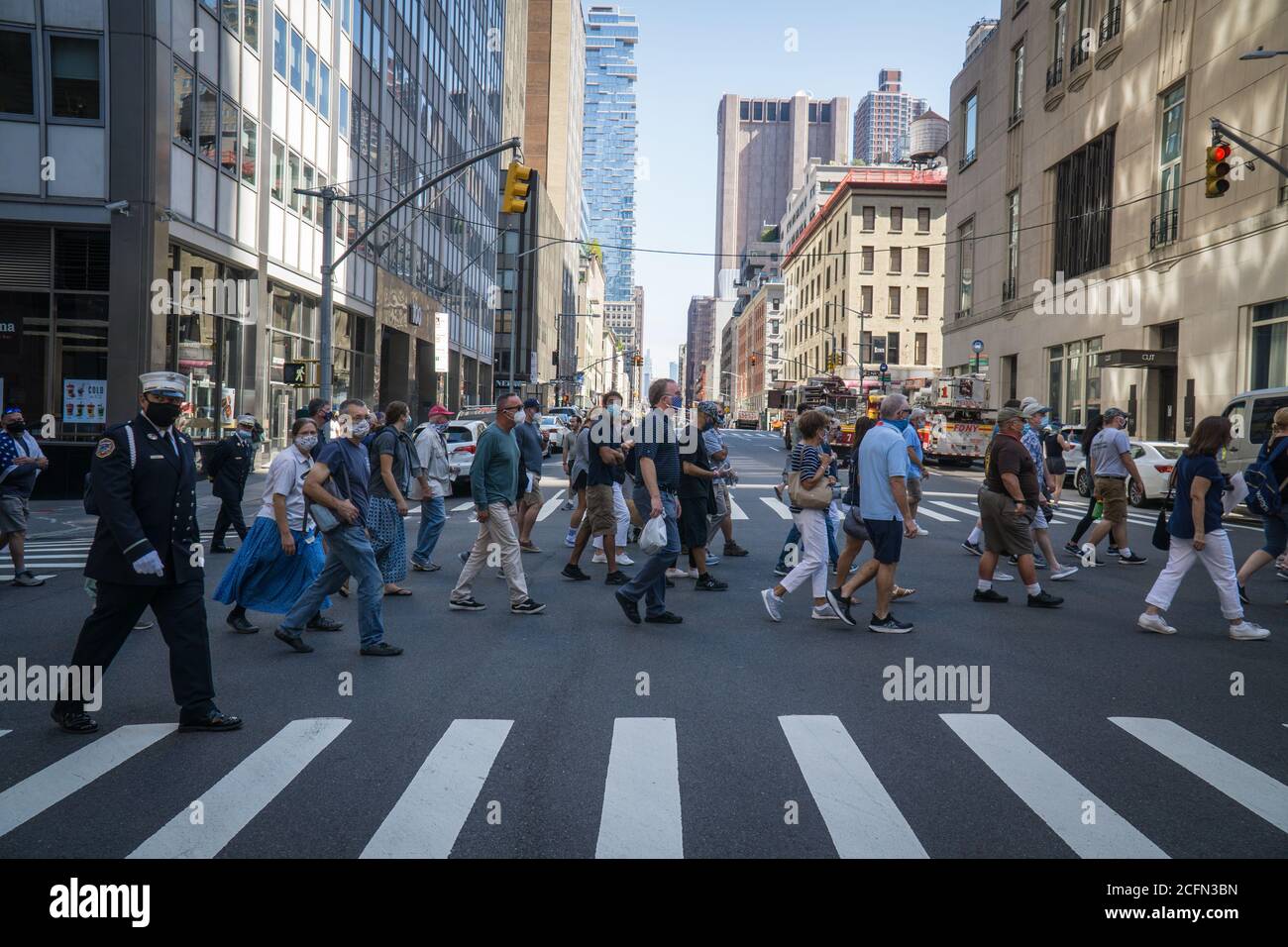 Father Mychal Judge 9/11 Walk of Remembrance Stock Photo - Alamy
