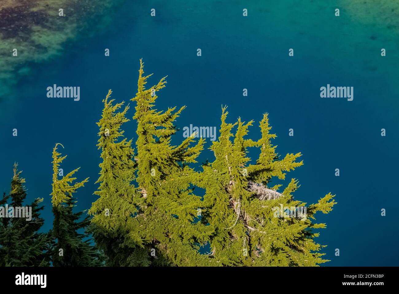 Doubtful Lake, viewed from the trail to Sahale Arm, North Cascades ...