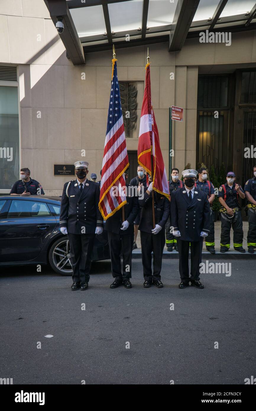 Father Mychal Judge 9/11 Walk of Remembrance Stock Photo - Alamy