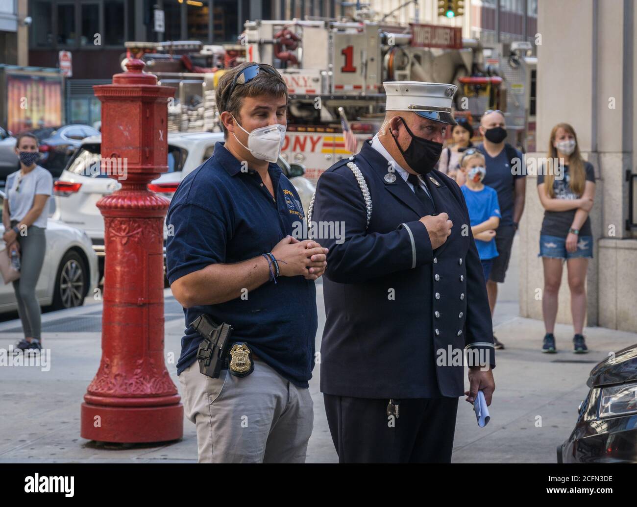 Father Mychal Judge 9/11 Walk of Remembrance Stock Photo - Alamy