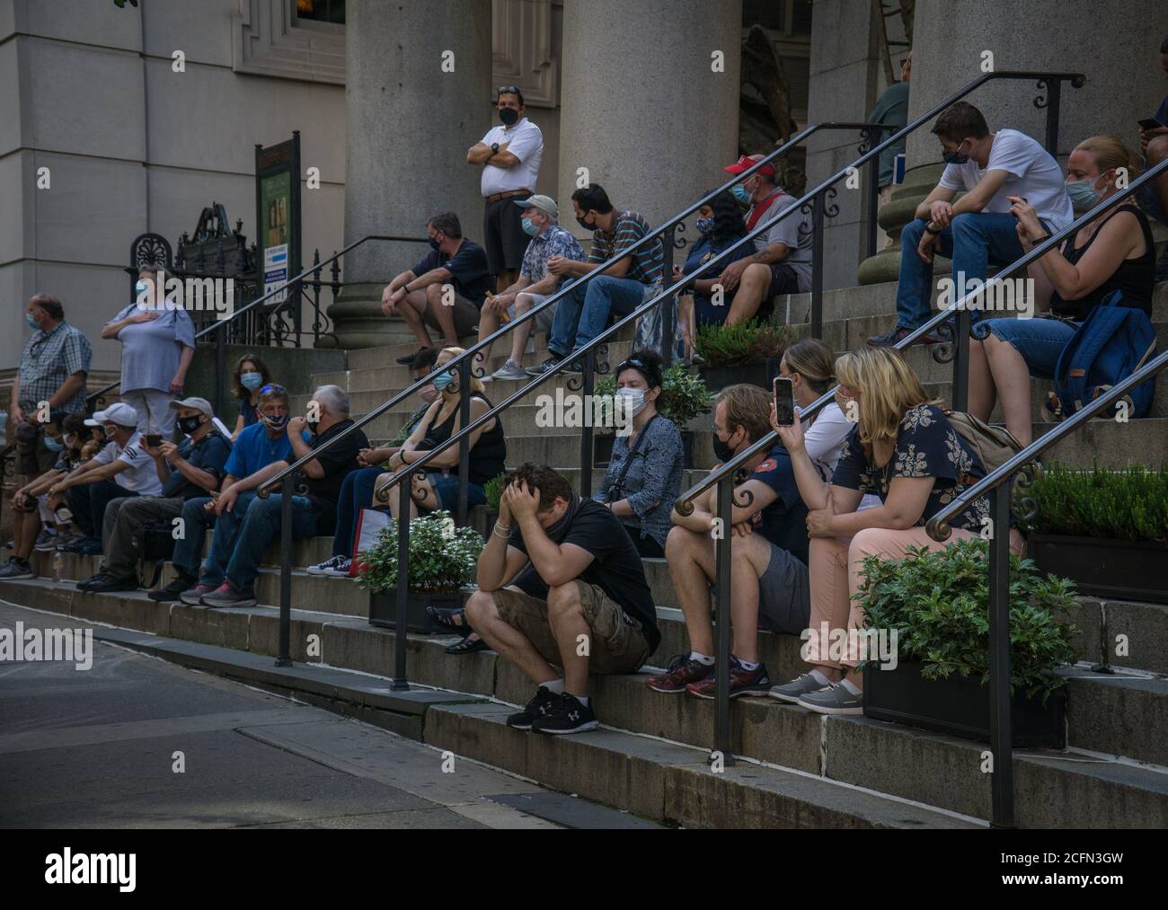 Father Mychal Judge 9/11 Walk of Remembrance Stock Photo - Alamy