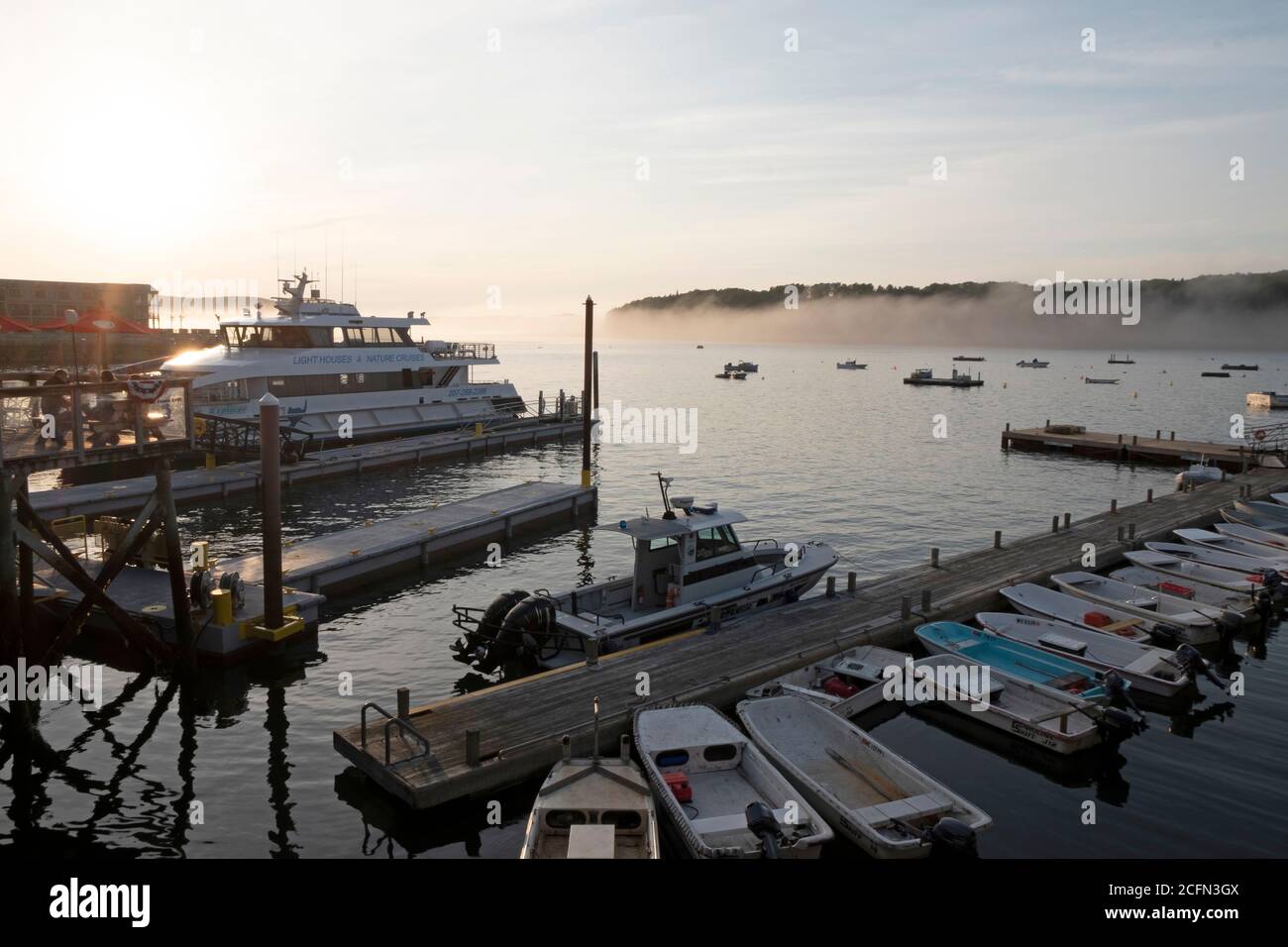 Bar harbor maine pier hi-res stock photography and images - Alamy