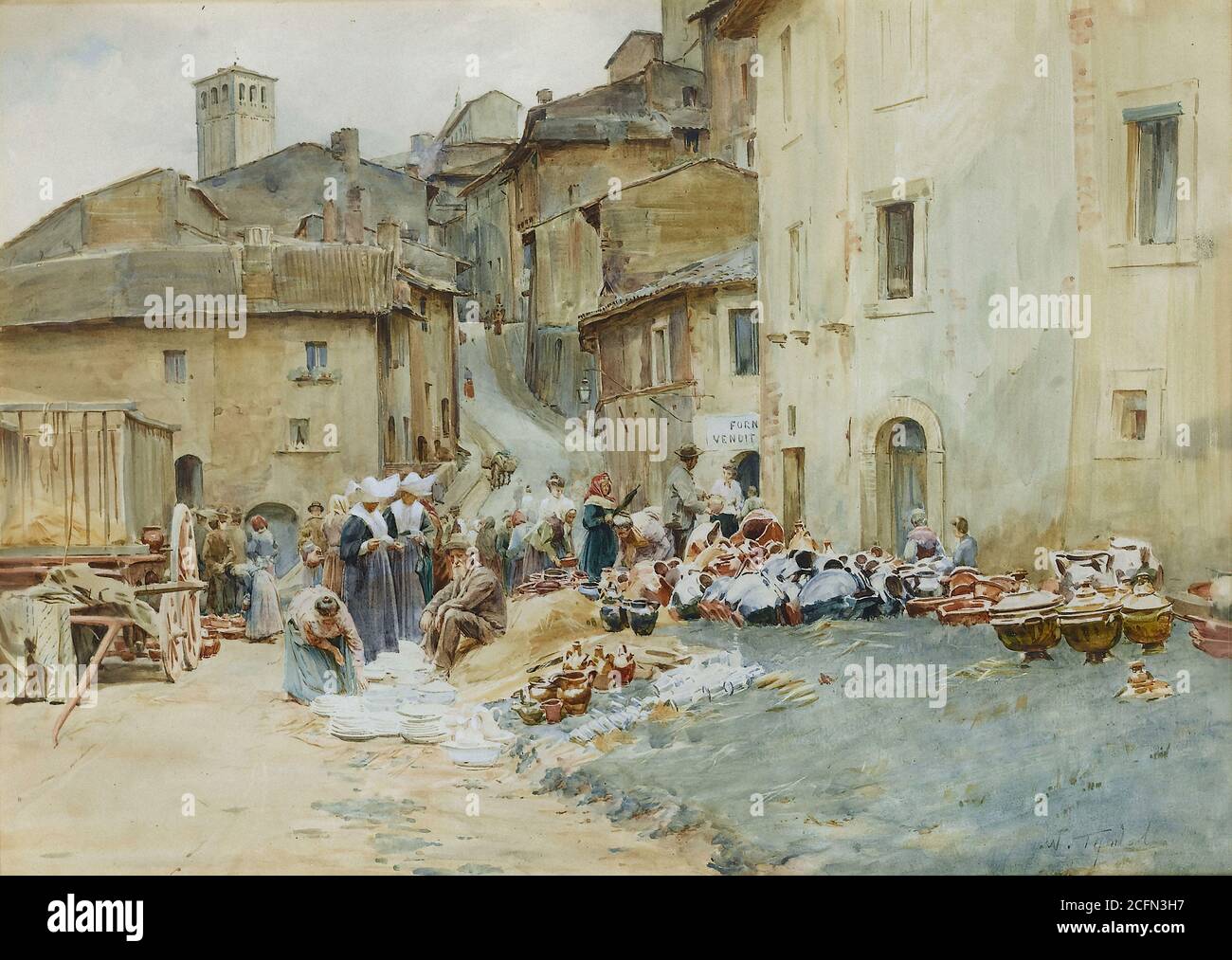 Tyndale Walter Frederick Roofe - a Pot Market Assisi - British School ...