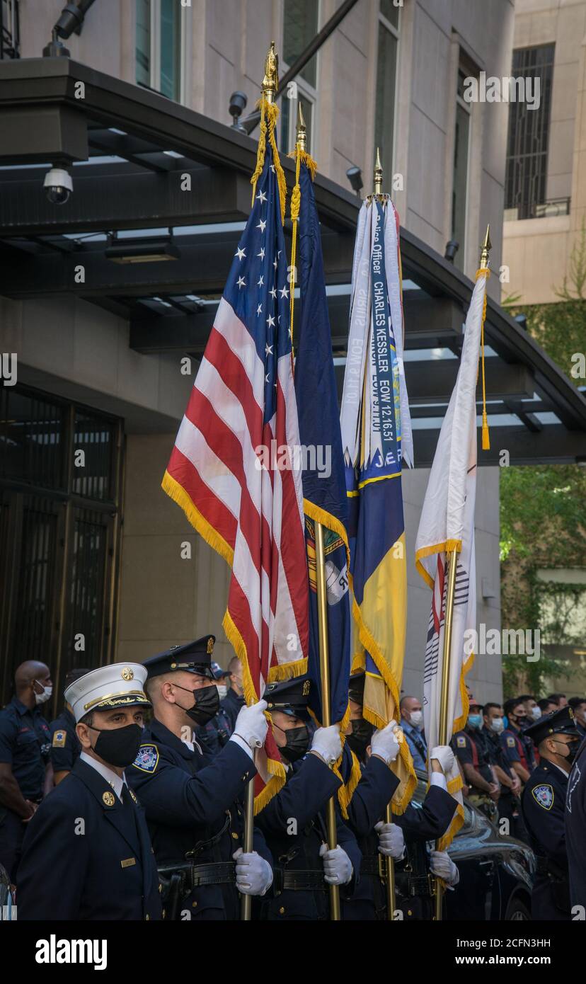 Father Mychal Judge 9/11 Walk of Remembrance Stock Photo - Alamy