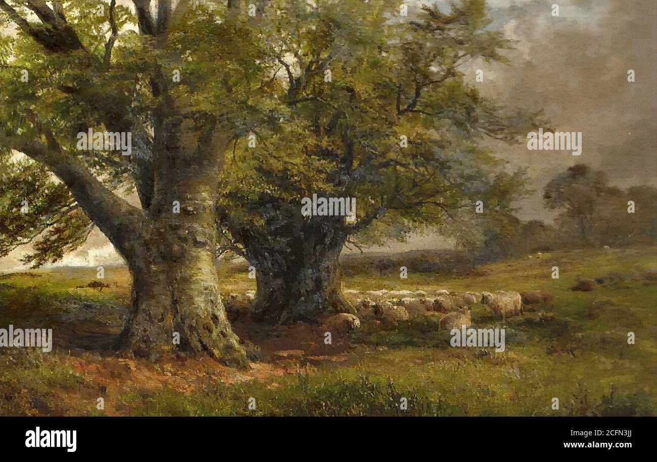 Turner George - Beech Trees near Ingleby Derbyshire - British School ...