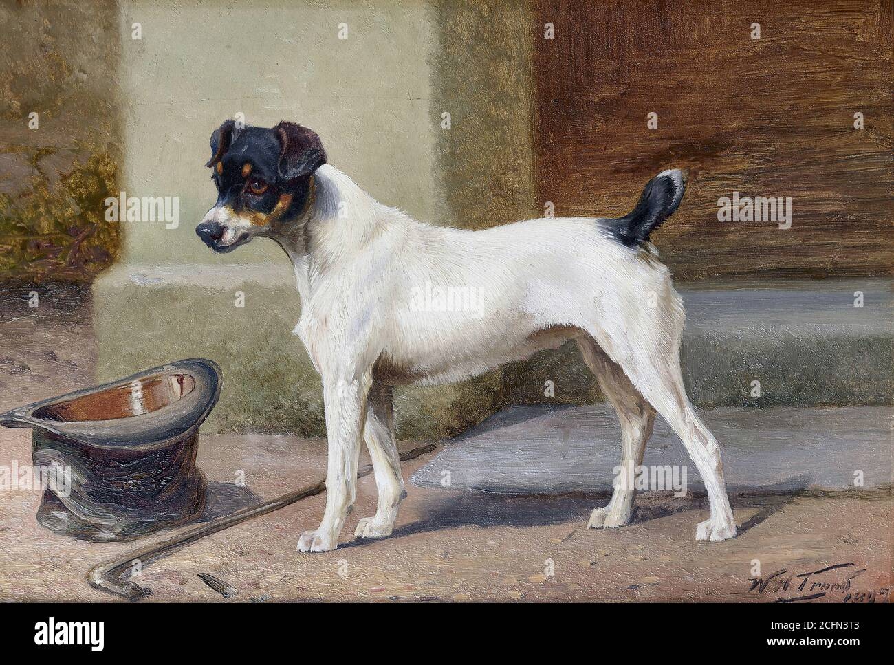 Trood William Henry Hamilton - His Master's Hat and Stick (Queenie a ...