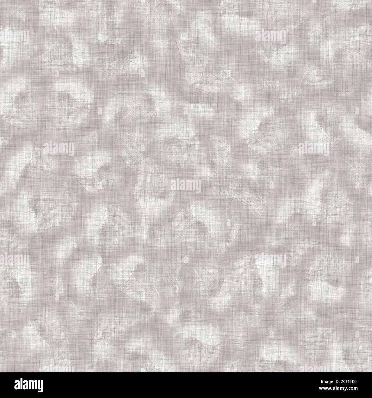 Seamless mottled gray french woven linen texture background. Old ecru ...