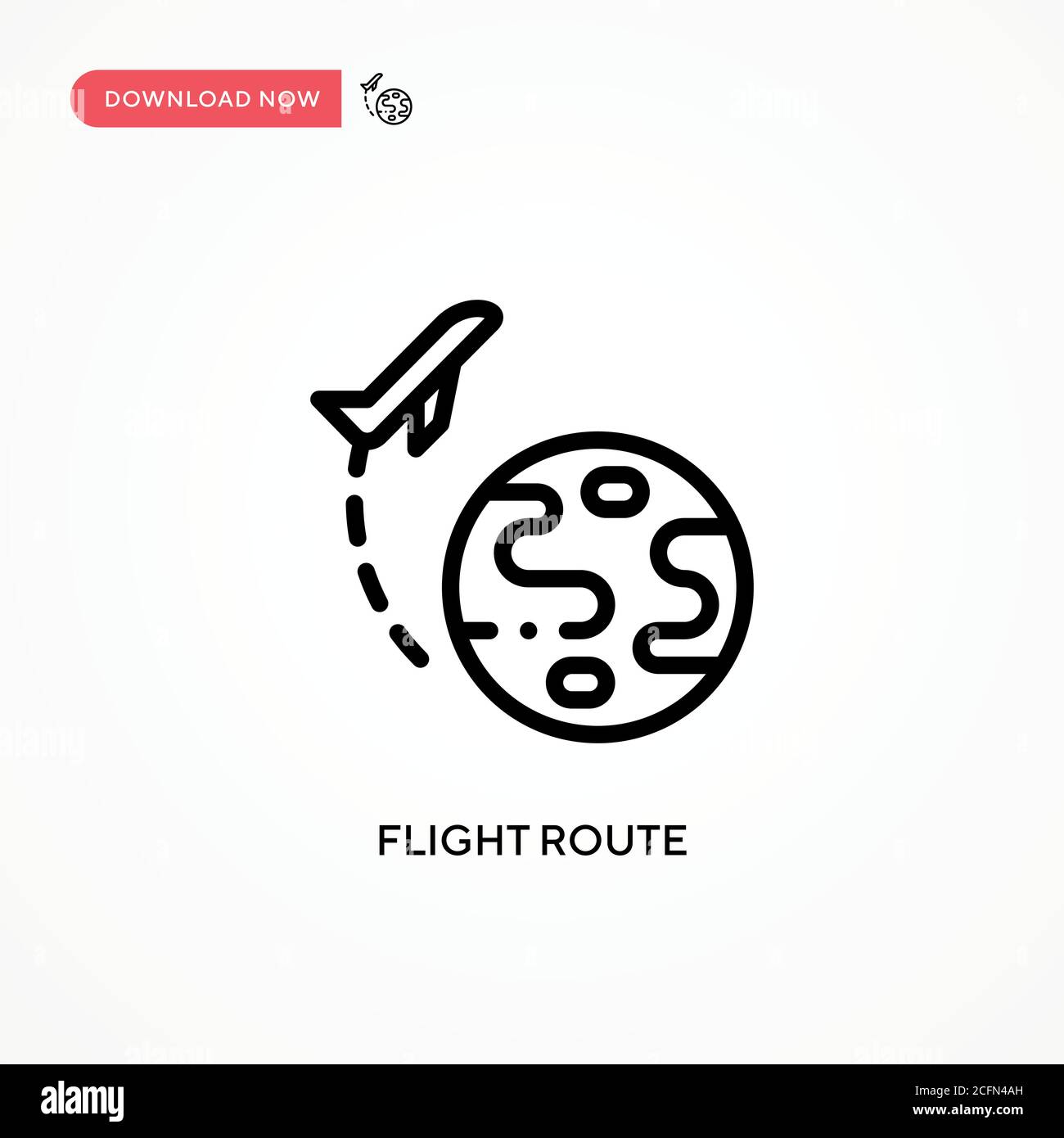 Global air traffic map Stock Vector Images - Alamy