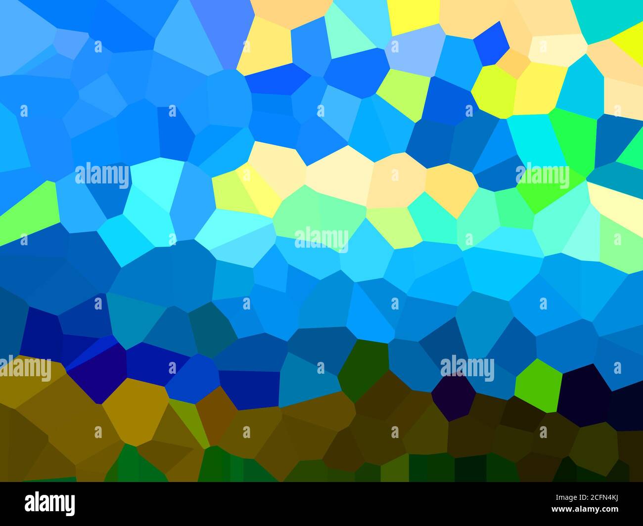 Illustration of Pixels pattern with various bright colors creates an ...