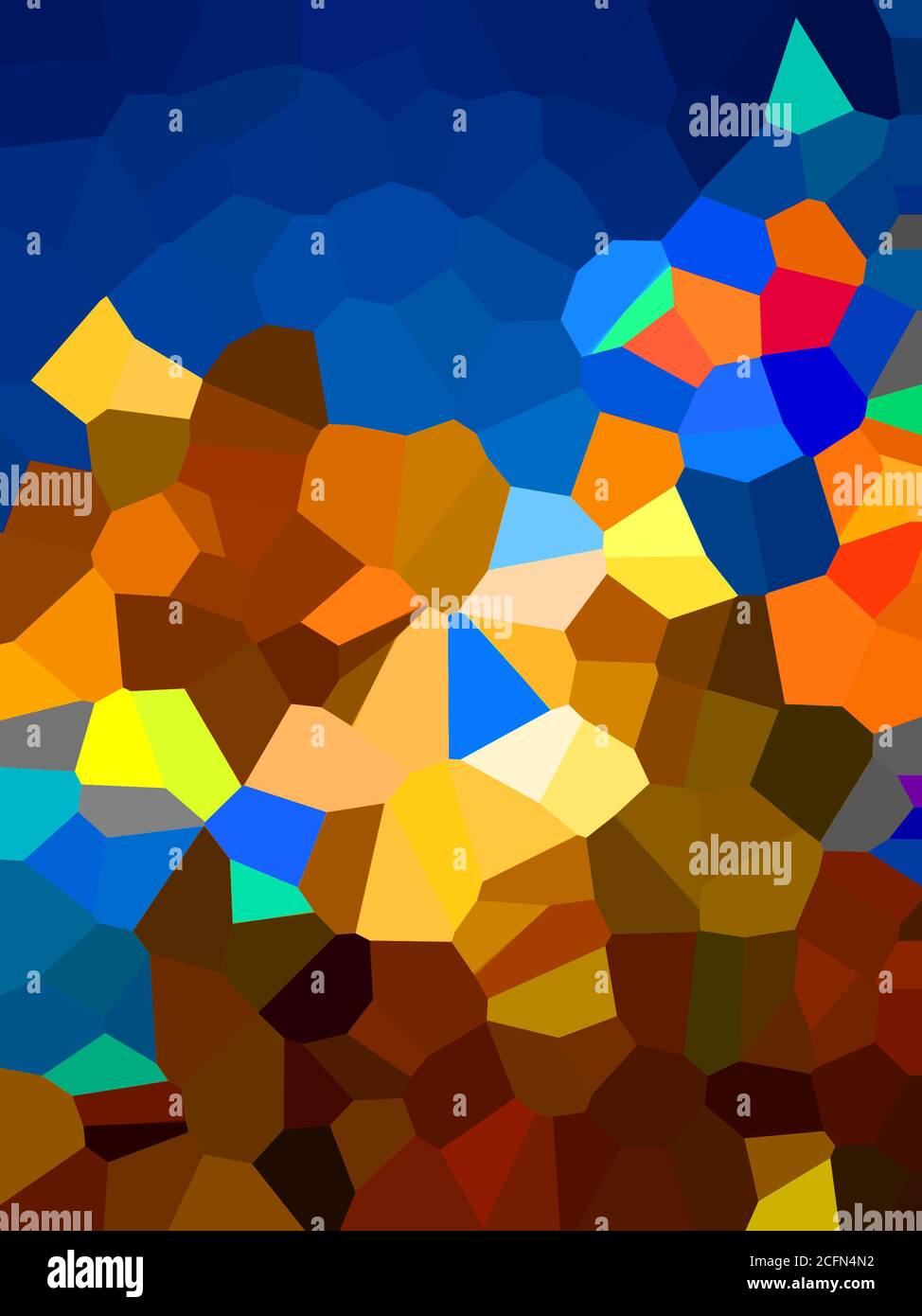 Illustration of Pixels pattern with various bright colors creates an ...