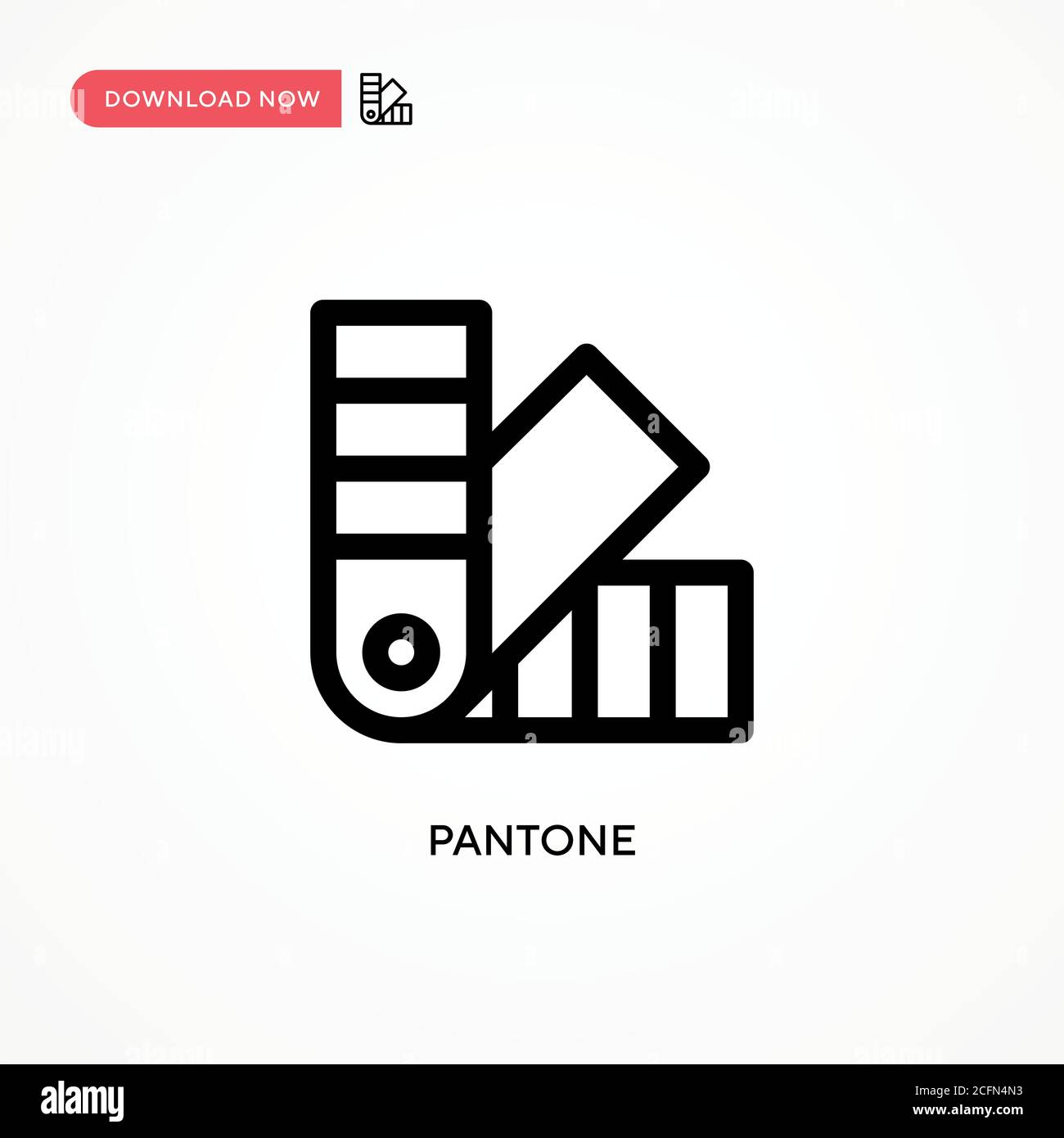 Pantone vector icon. Modern, simple flat vector illustration for web ...