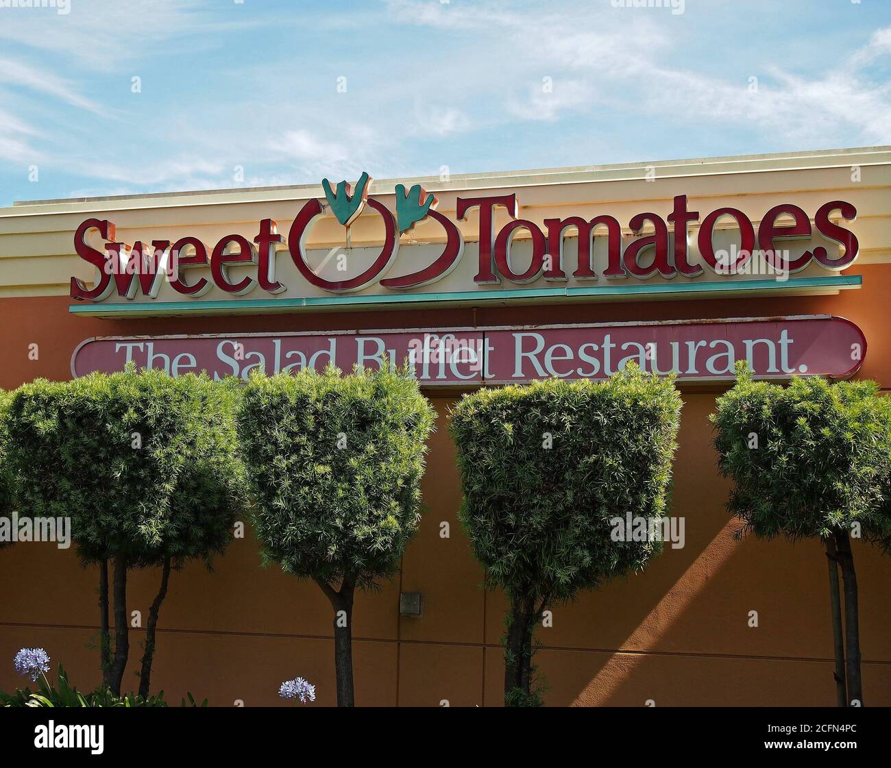 Sweet Tomatoes, the Salad Buffet Restaurant, in California Stock Photo ...