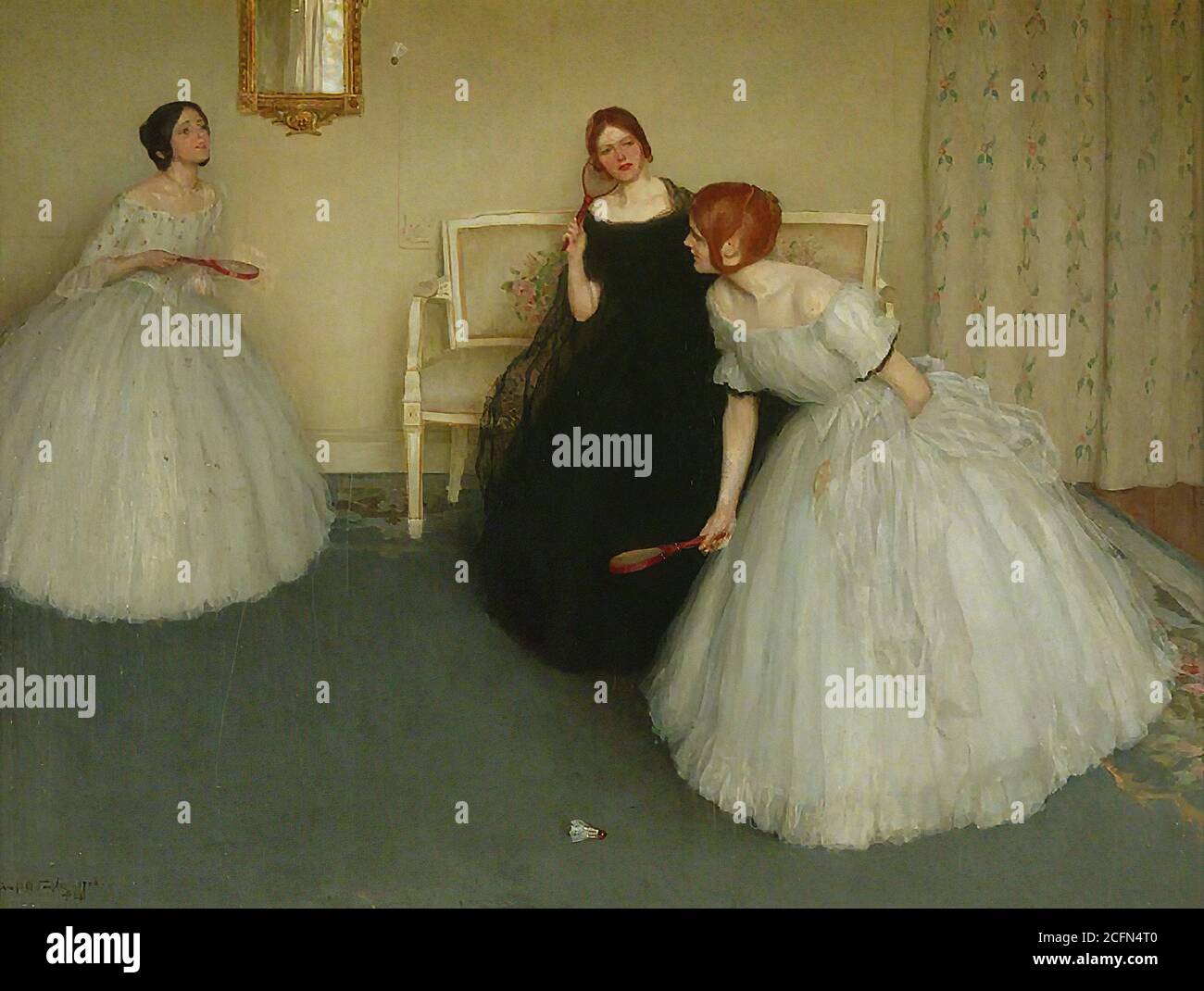 Taylor Leonard Campbell - Battledore - British School - 19th Century ...