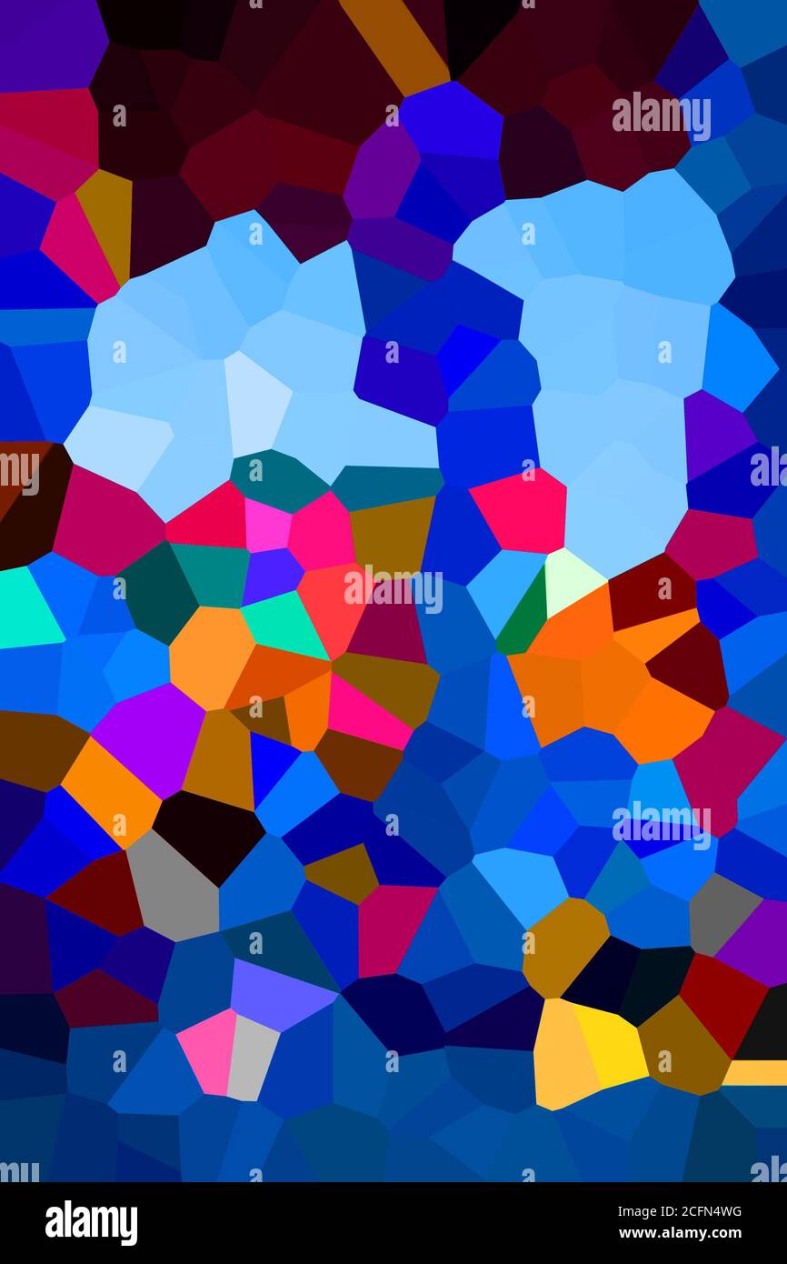 Illustration of Pixels pattern with various bright colors creates an ...