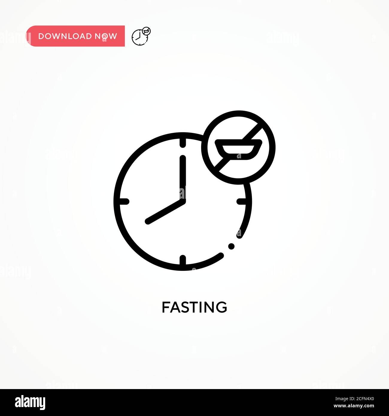 Intermittent fasting app Stock Vector Images - Alamy
