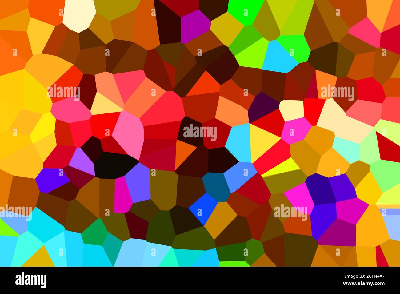 Illustration of Pixels pattern with various bright colors creates an ...